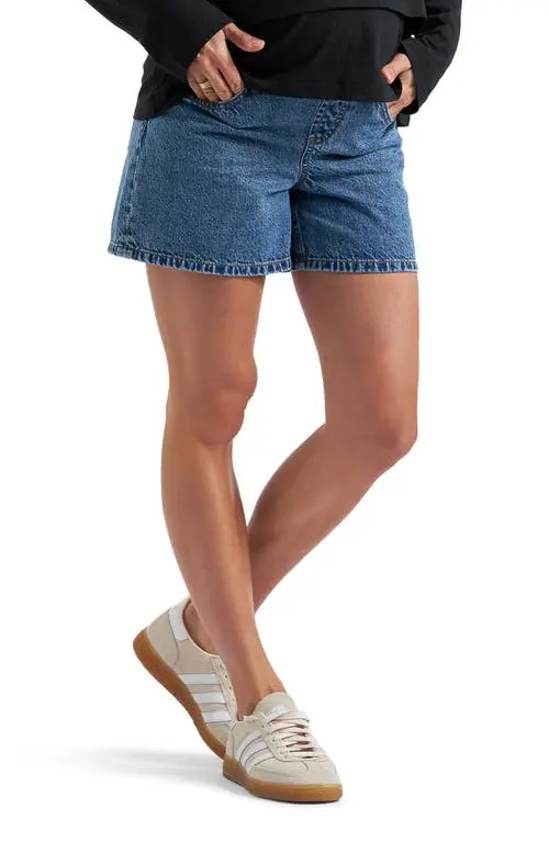 RIPE MATERNITY Brooklyn Denim Short - Light Wash