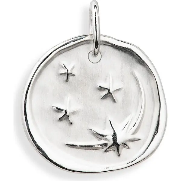 Monica Vinader Cosmic Ancient Coin Pendant - Sterling Silver