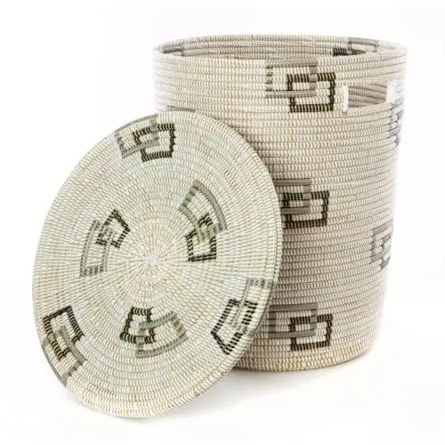 AFRICAN MODERN Perfect Match Flat Lid Storage Basket