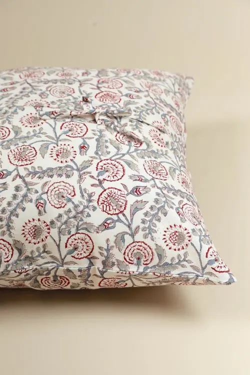 NINÉH Bloom Block Print Pillow