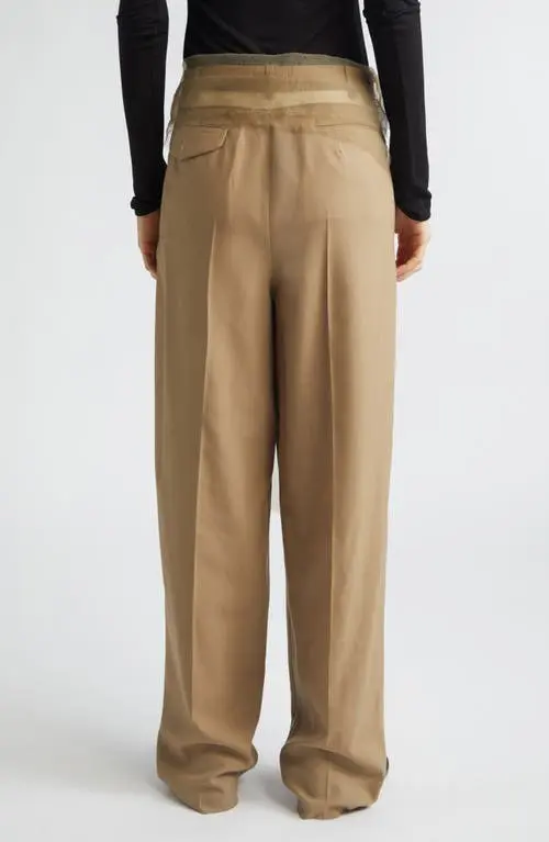 MAGLIANO Piccolo Paradiso Pleated Wool Trousers