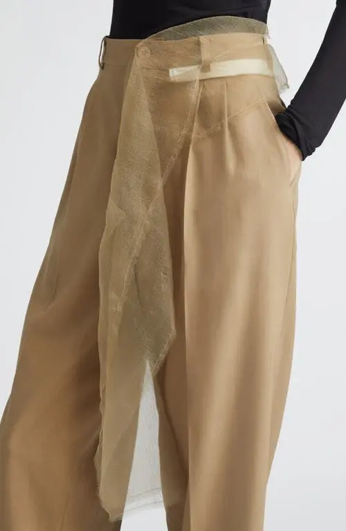 MAGLIANO Piccolo Paradiso Pleated Wool Trousers