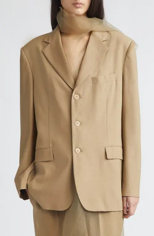 MAGLIANO Piccolo Paradiso Organza & Wool Jacket