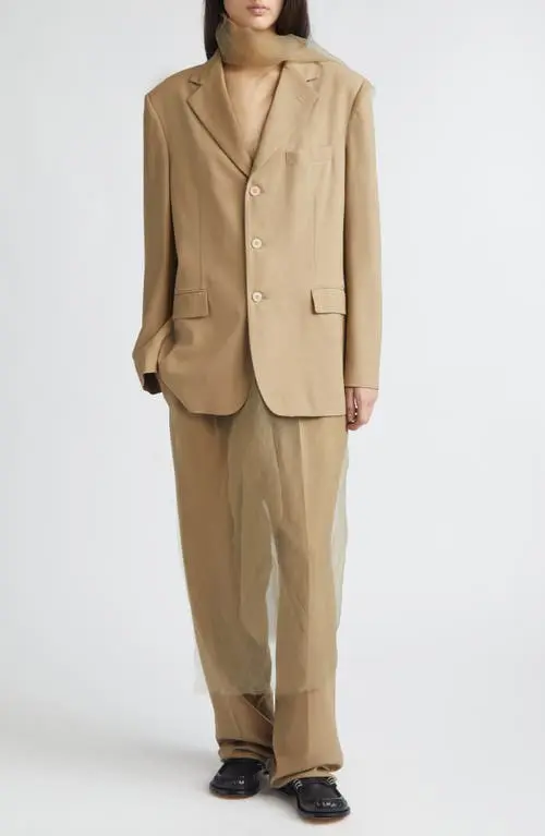 MAGLIANO Piccolo Paradiso Organza & Wool Jacket