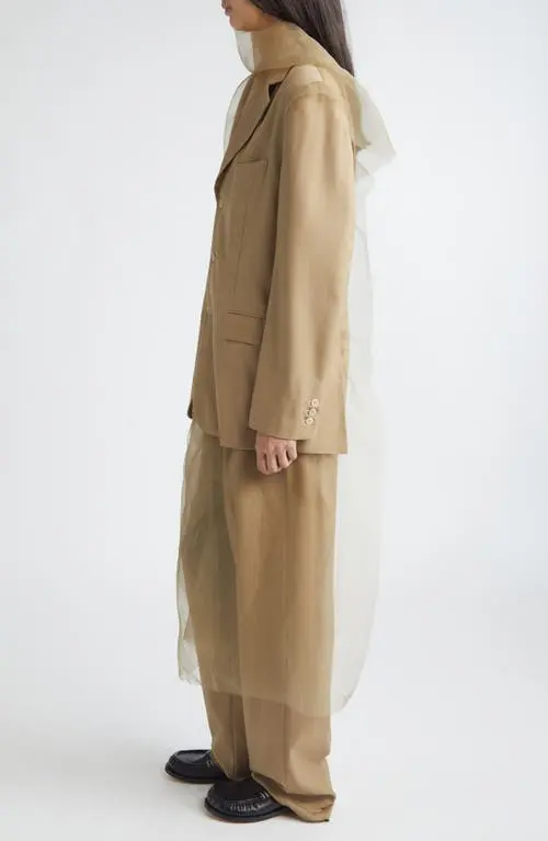 MAGLIANO Piccolo Paradiso Organza & Wool Jacket
