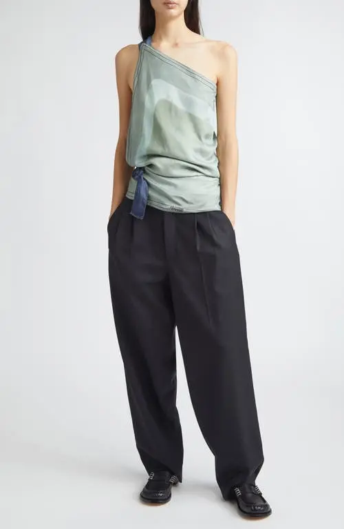 MAGLIANO Double Pleat Wool Trousers
