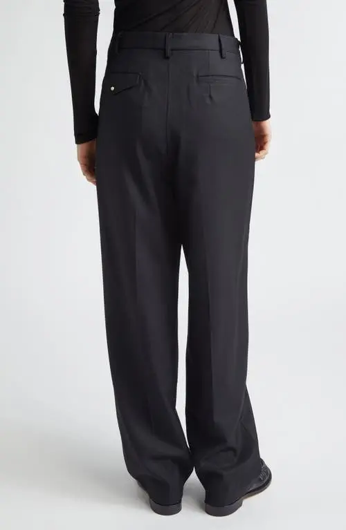 MAGLIANO Double Pleat Wool Trousers
