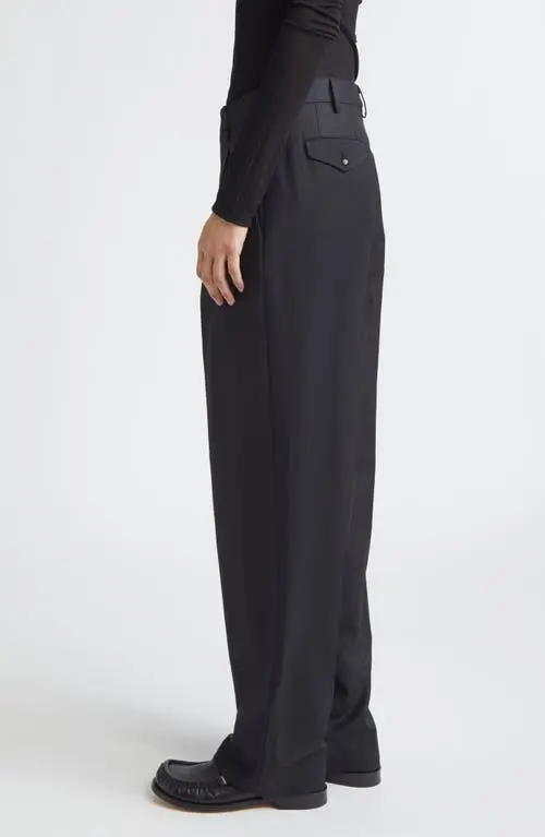 MAGLIANO Double Pleat Wool Trousers
