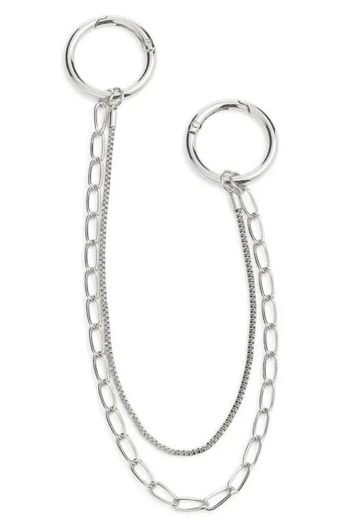 Chelsea28 Chain Bag Charm - Silver