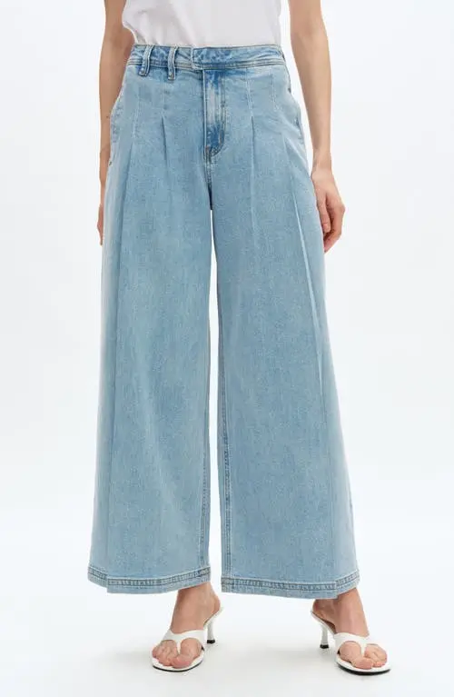 BAYEAS Zephyrine High Waist Wide Leg Jeans - Light Blue