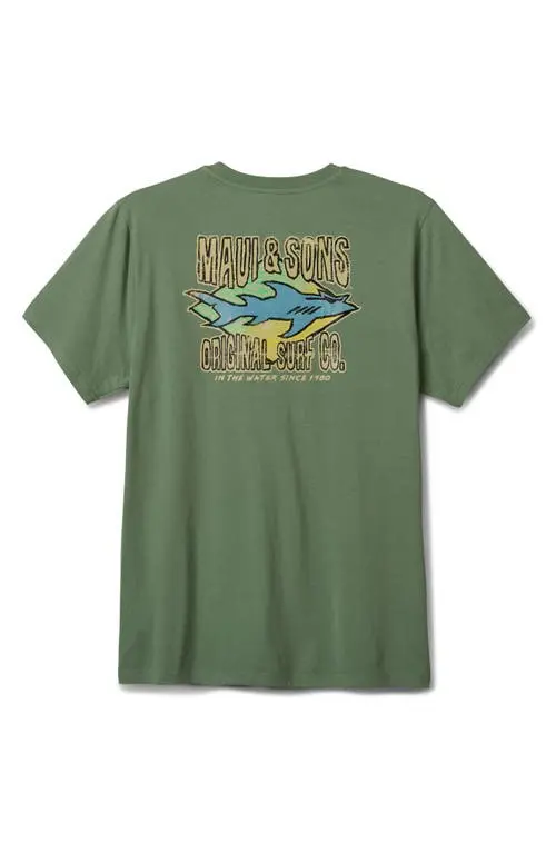 MAUI & SONS Shark Surf Graphic T-shirt