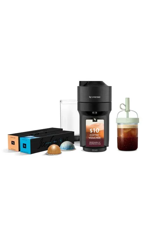 NESPRESSO Vertuo Pop+ Coffee Machine & Iced Coffee Bundle