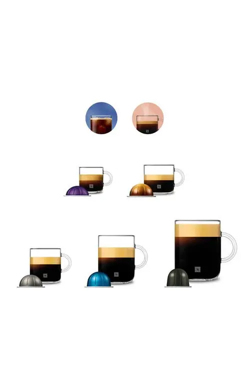 NESPRESSO Vertuo Pop+ Coffee Machine & Iced Coffee Bundle