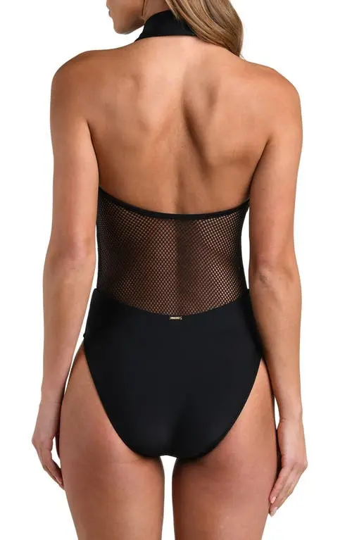 L'Agence Natalya Mesh One-piece Swimsuit