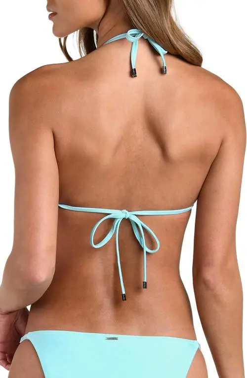 L'Agence Annabell Ring Underwire Bikini Top - Ice Blue