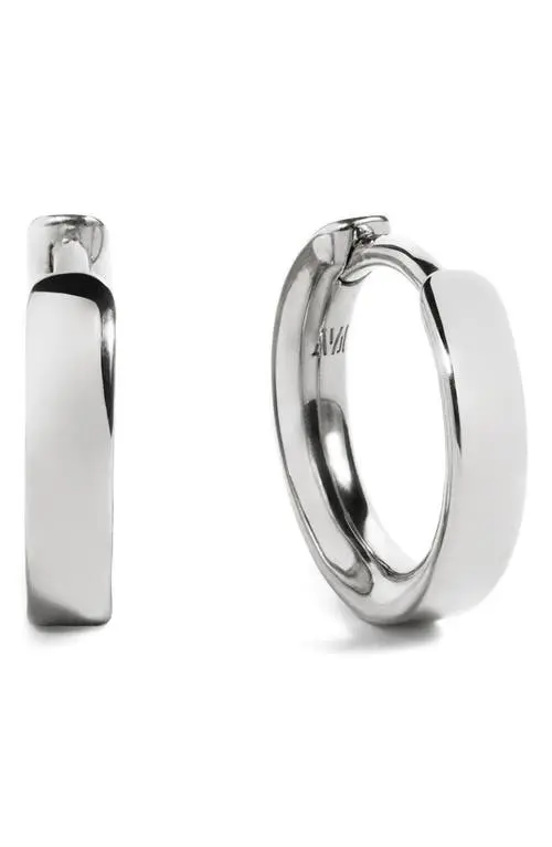 Monica Vinader Essential Huggie Hoop Earrings - Sterling Silver