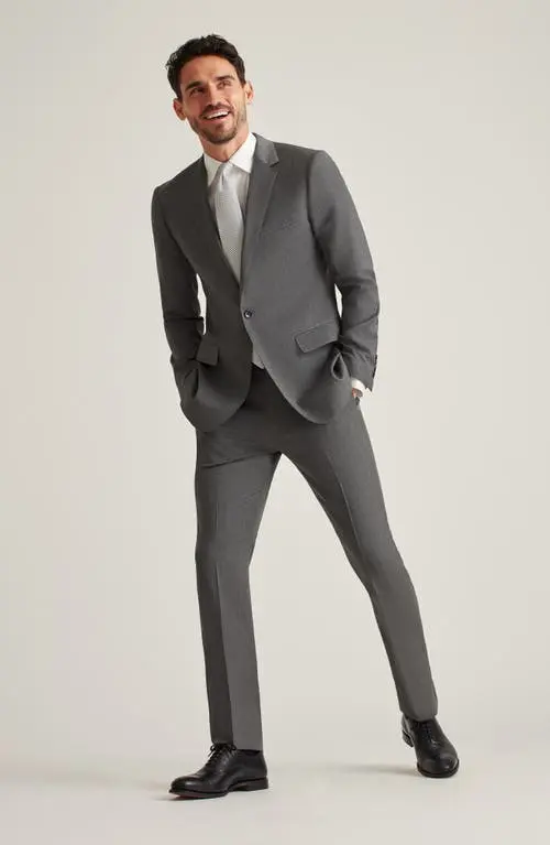 Bonobos Jetsetter Slim Fit Stretch Wool Suit Jacket - Slim Grey