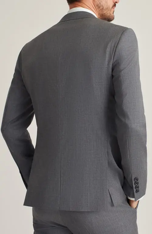 Bonobos Jetsetter Slim Fit Stretch Wool Suit Jacket - Slim Grey