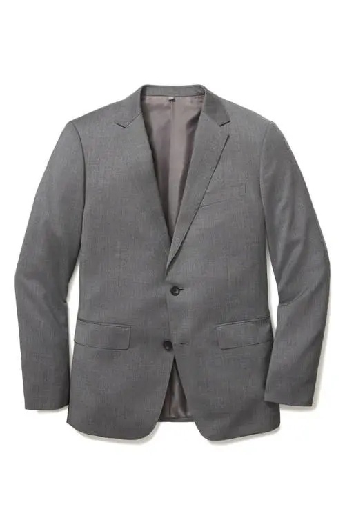 Bonobos Jetsetter Slim Fit Stretch Wool Suit Jacket - Slim Grey