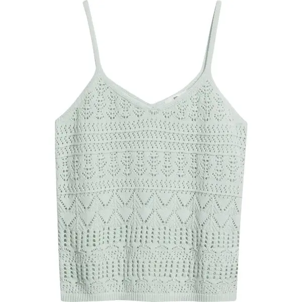 Bp. Open Stitch Tank - Green Cloud