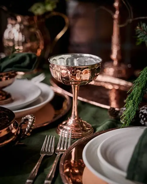 COPPERMILL KITCHEN Vintage-inspired Coupe Glasses