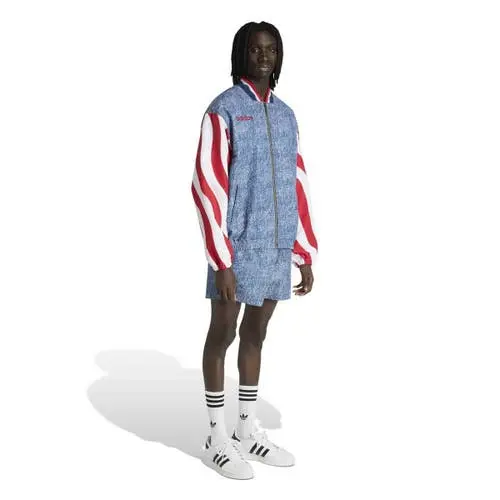 Adidas Usa 1994 Denim Graphic Full-zip Track Jacket