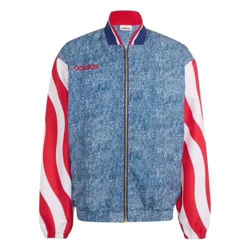 Adidas Usa 1994 Denim Graphic Full-zip Track Jacket