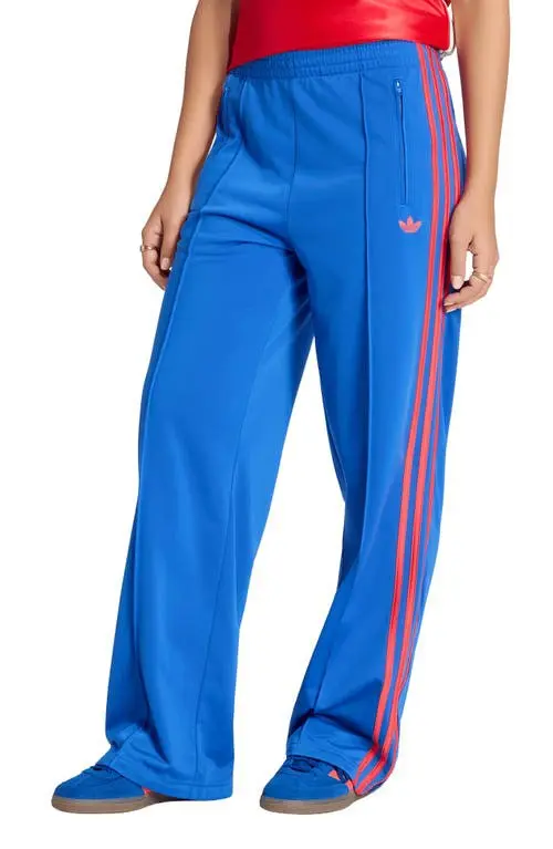 ADIDAS ORIGINALS Firebird Recycled Polyester Track Pants - Blue/semi Lucid Red