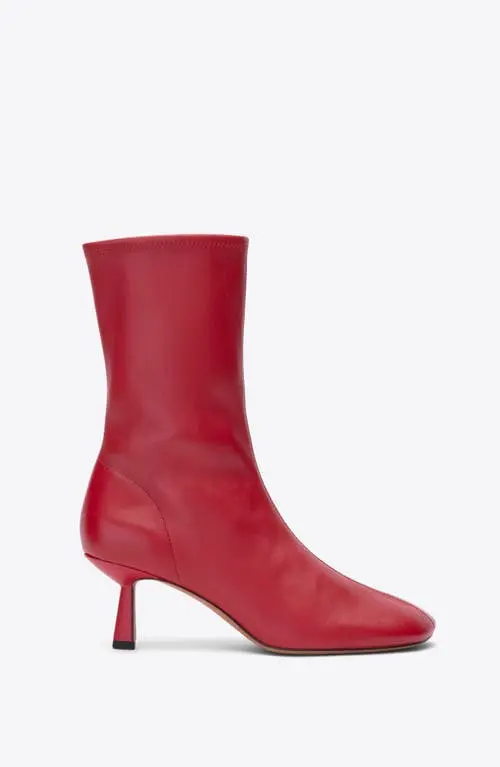 3.1 Phillip Lim Id Stretch Glove Boot - Lipstick Red