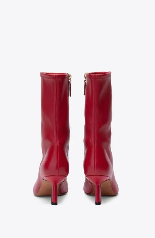 3.1 Phillip Lim Id Stretch Glove Boot - Lipstick Red
