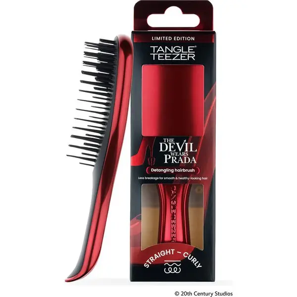 TANGLE TEEZER Ultimate Mini Detangler - Red Chrome