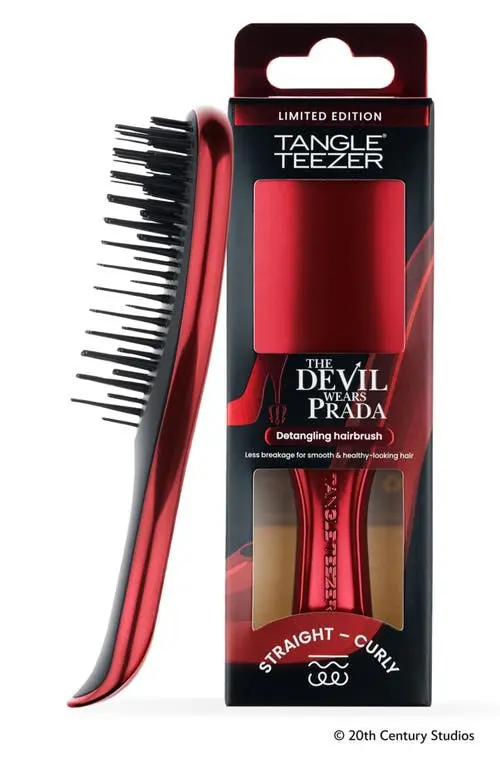 TANGLE TEEZER The Devil Wears Prada X Mini Ultimate Detangler Brush - Red Chrome
