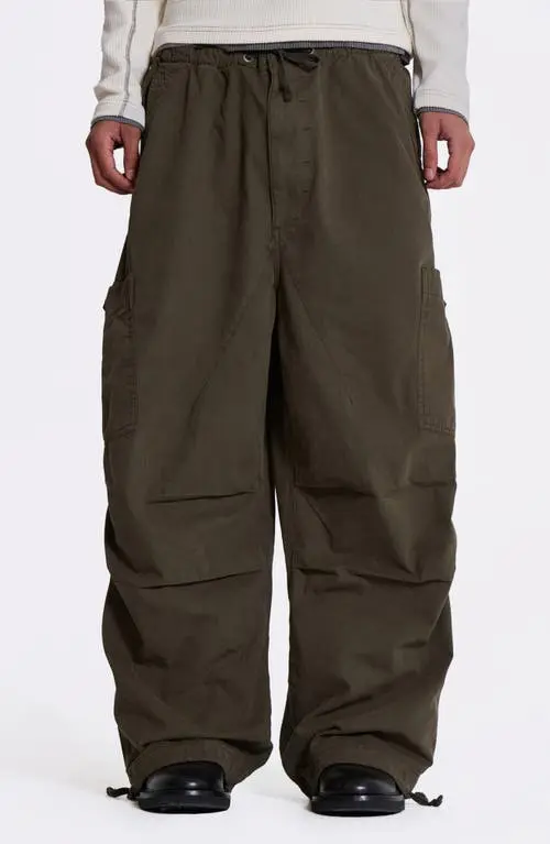 JADED LONDON Cotton Cargo Parachute Pants
