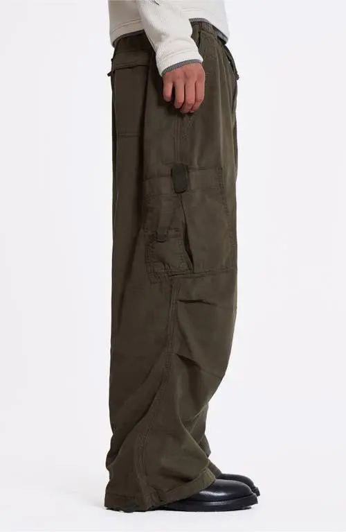 JADED LONDON Cotton Cargo Parachute Pants