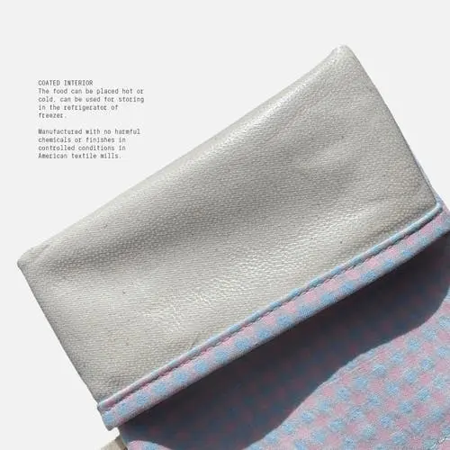 ARDENT GOODS Double Layer Gingham Food Bag Set