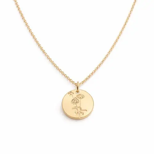 SHEENA MARSHALL JEWELRY Wild Daisy Pendant Necklace - 14k Gold Fill