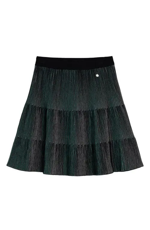 Desigual Plissé Knit Skirt