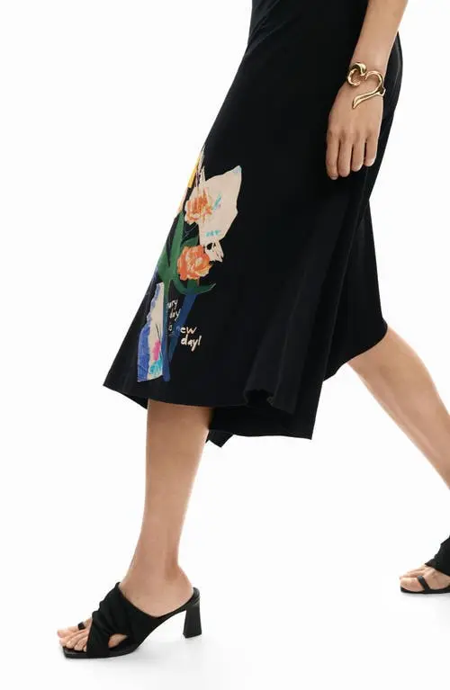 Desigual Asymmetric Sleeveless Dress