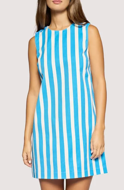 LOST + WANDER Crete Reverie Stripe Cotton Minidress