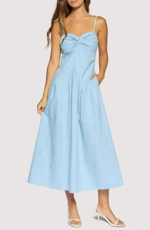 LOST + WANDER Linen And Cotton Dress