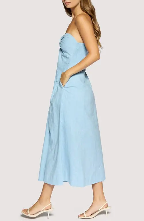 LOST + WANDER Linen And Cotton Dress