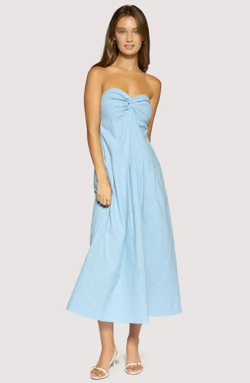 LOST + WANDER Linen And Cotton Dress