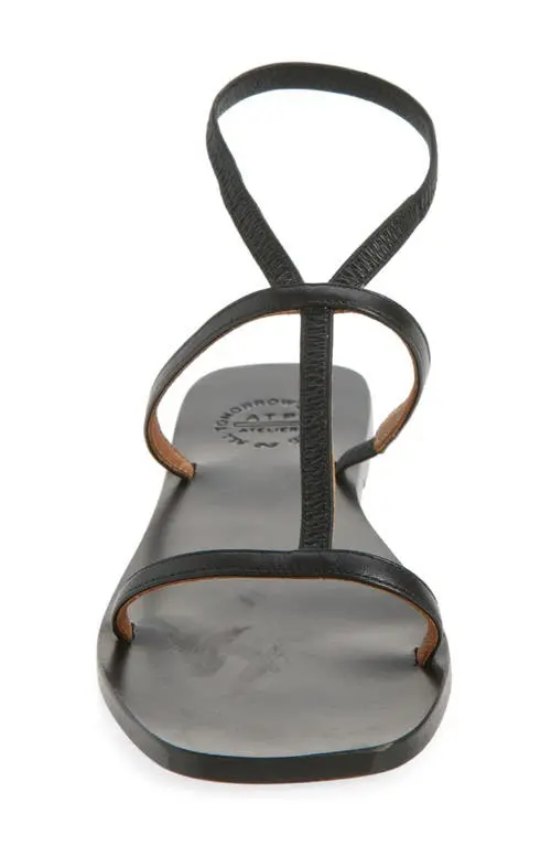 ATP ATELIER Delebbio Ankle Strap Sandal - Black