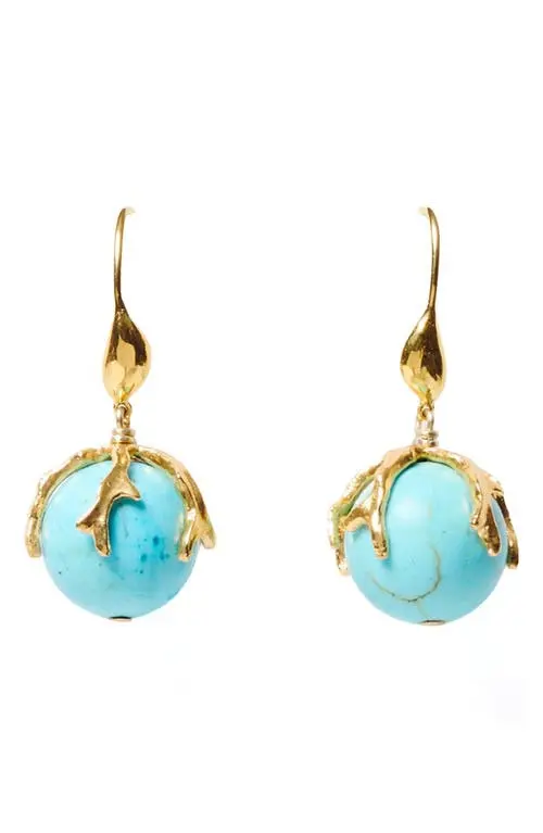 Chan Luu Lark Drop Earrings - Turquoise