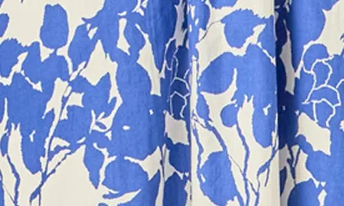 English Factory Printed Tie-back Midi Dress