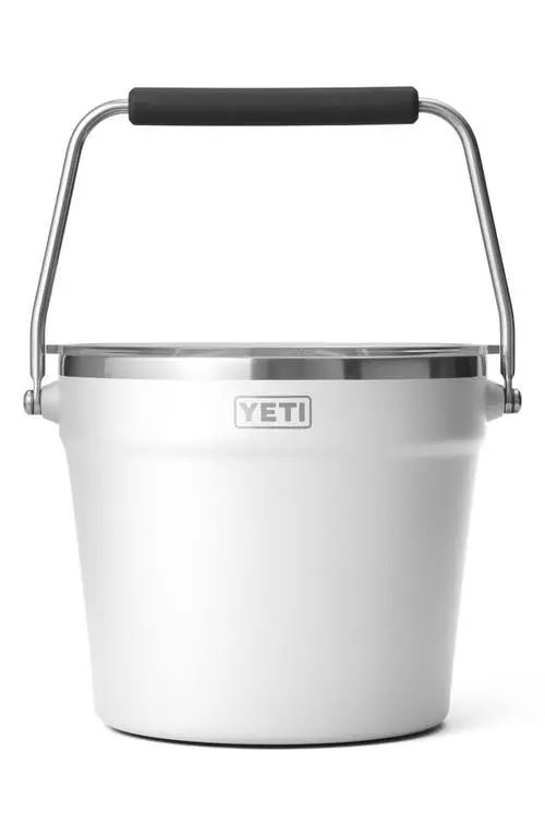 YETI Rambler Beverage Bucket - White