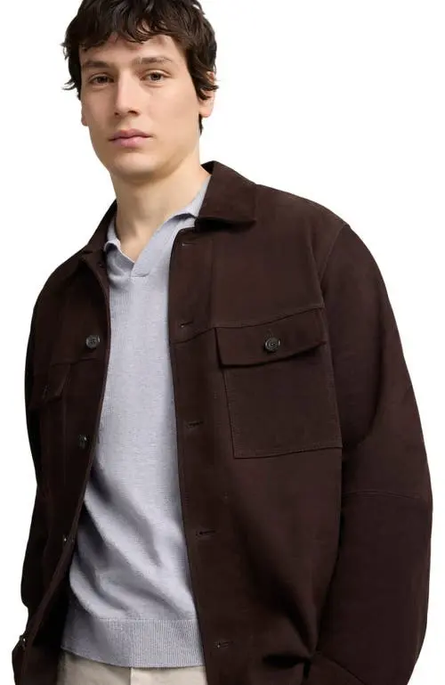 Onia Suede Traveler Jacket
