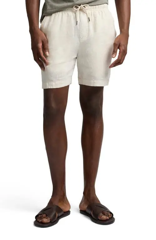 Onia Pigment Dye Linen Pull-on Short - Bone