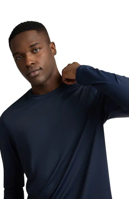 Onia Stretch Nylon Rash Guard - Midnight