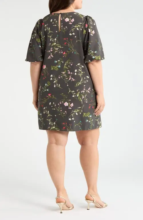 SUGARLIPS Morrigan Bubble Sleeve Shift Dress